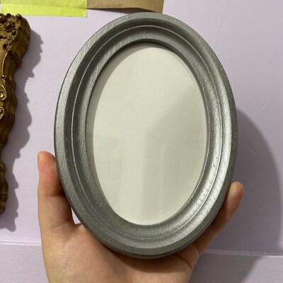 Wooden Round Frame, White Round Frame, Round Picture Frame, Round Frame ...