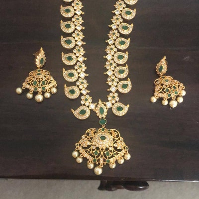 Traditional Mango Haram With Earing - Etsy