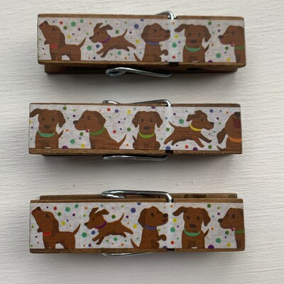 NEW Bumble Bee Trio Wood Clothespin Chip Clips - Etsy