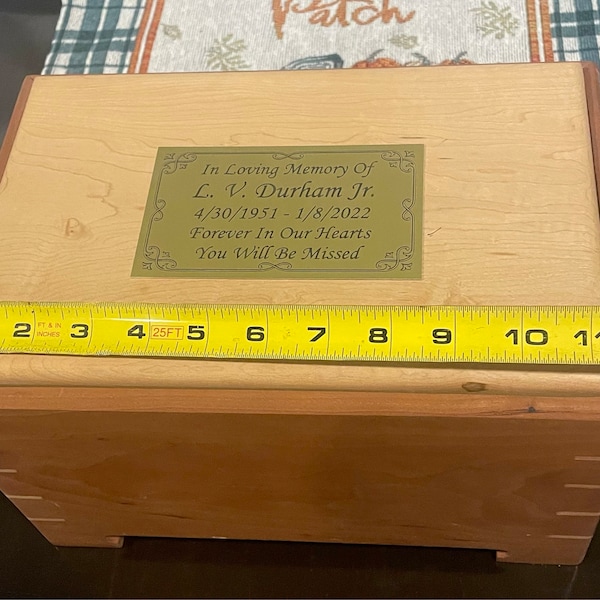 Personalized Engraved Plate, Gold Name Plate, Plaque, Custom Engraving ...