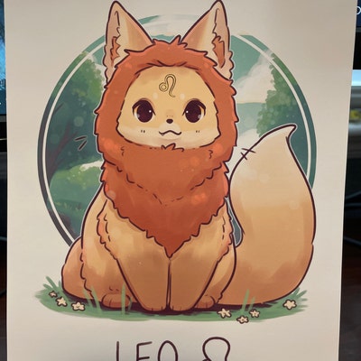 Zodiac Foxes Stickers And/ or Prints 6x8/a5 or 8x10/a4 - Etsy