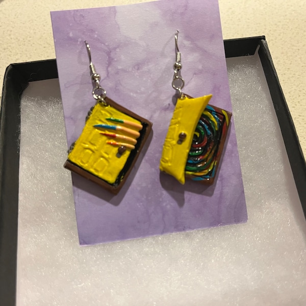 The Magnus Archives Inspired Handmade Casette/eye Earrings - TMA Fears ...