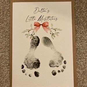 Boho Pampas Grass Baby Footprint Kit Personalised New Baby - Etsy UK