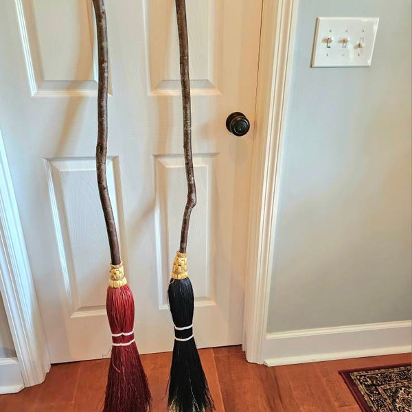 Rustic Jumping Broom Full Size Wedding Broom Ceremonial Jumping Broom ...