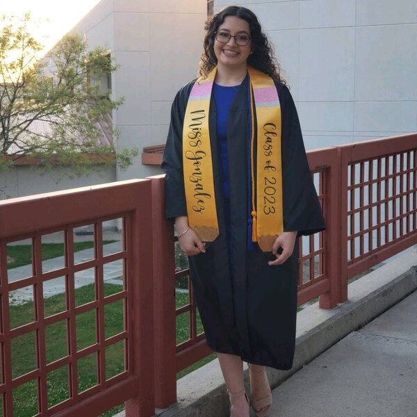 Teacher Graduation Stole Personalized Graduation Stole Teacher ...