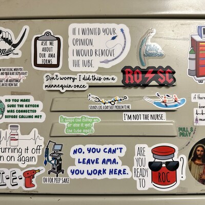 Airway Artistry: Let the Blades Do the Talking Sticker, Die-cut ...