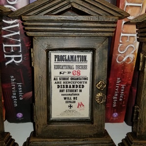 Dolores Umbridge's Proclamation Decree Inspired by Harry Potter - Etsy