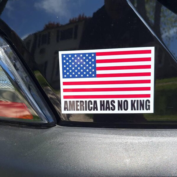 Blue ASL American Sign Language "fuck Trump", Anti Trump, Die Cut ...