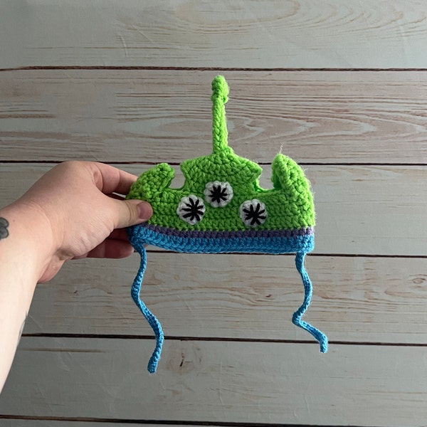 CROCHET PATTERN - Alien Cat Costume Pattern, Toy Story Alien Cat Hat ...