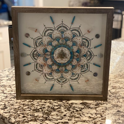 Crystal Art Sacred Geometry Artmandala Art Energy Infused - Etsy