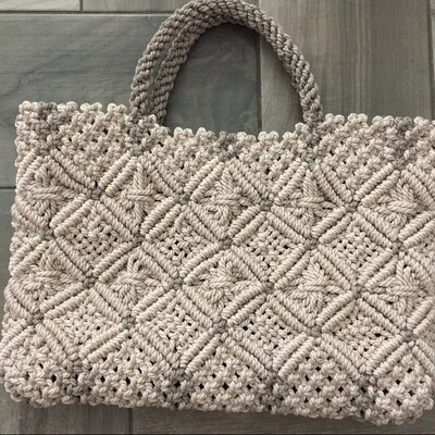 Macrame Bag Tutorial Macrame Bag Pattern Macrame Bag for Beginners ...