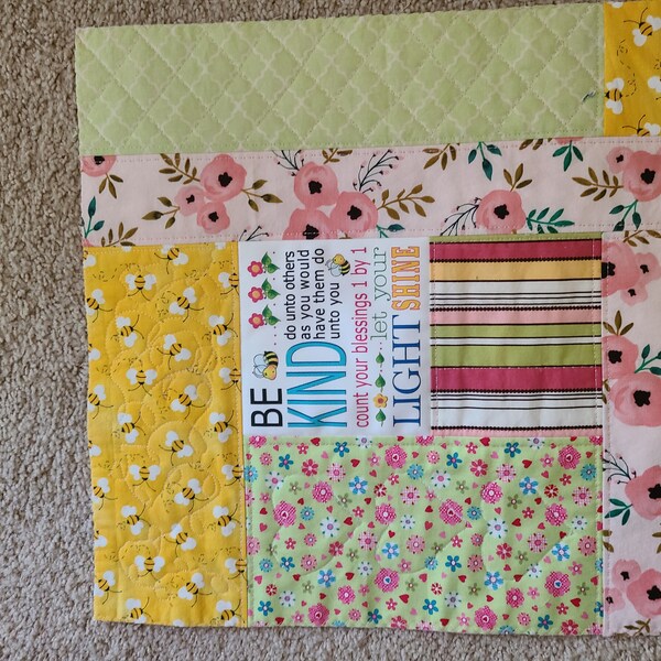 Be Kind - 6" Square Fabric Art Panel-ap30 - Etsy
