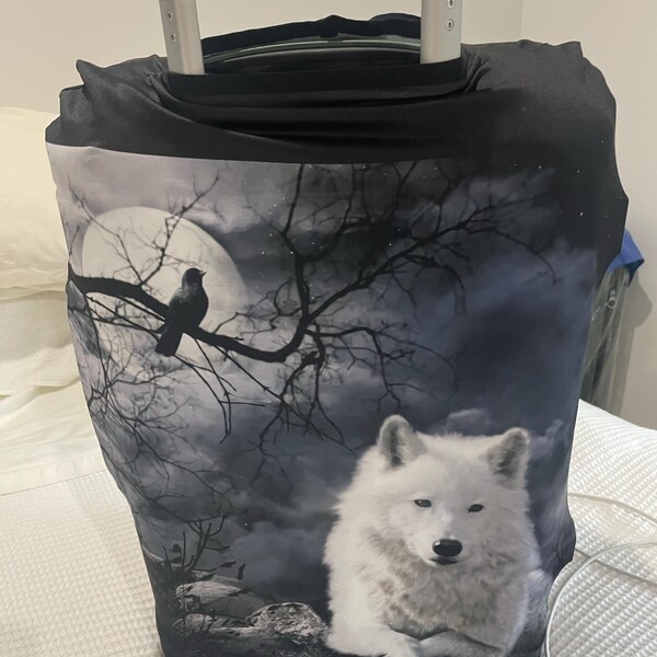 Travel Around the World Luggage Cover – Stylish and Protective Suitcase ...