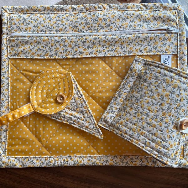 ORT Quilted Thread Catcher Sewing and Pattern Instructions/ Beginner ...