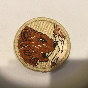 Wood Badge Fox Car Window Sticker SP5396 - Etsy
