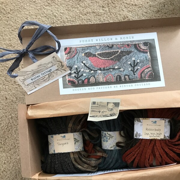 Rug Hooking Pattern, Cottage Garden, Primitive Hooked Rug Pattern ...