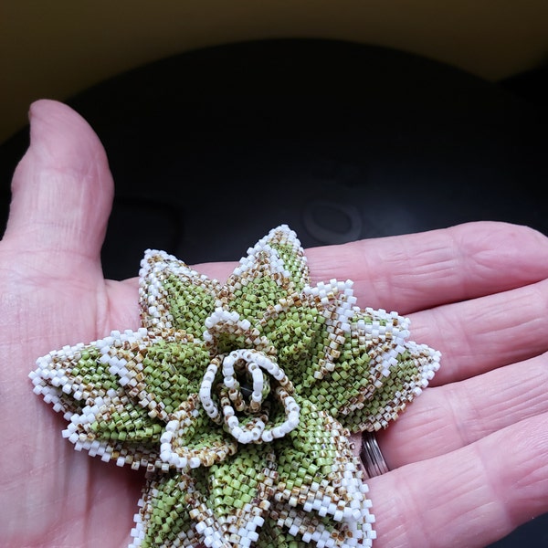 Beaded Succulents Sewing Pattern - Seed Bead Tutorial (PDF) - Etsy