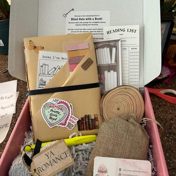 Blind Date With a Book Box Gifts for Book Lovers Personalized Book Gift ...