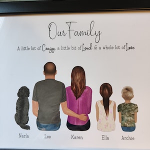 Personalised Family Print Home Gift Family Prints - Etsy