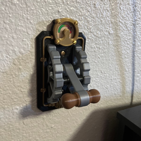 Steampunk Light Switch Cover, Industrial, Sci-fi, Futuristic, Cyberpunk ...