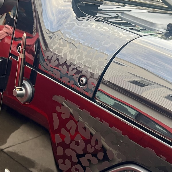 Mountains & Trees Fender Vent Vinyl Decal Sticker Fits Jeep Wrangler Jl ...