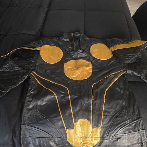 Custom-made Black Leather Vampire Trench Coat - Leather Coat With Vest ...