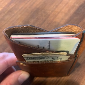 Big Spender Minimalist Leather Wallet, Simple Front Pocket Wallet, Slim ...