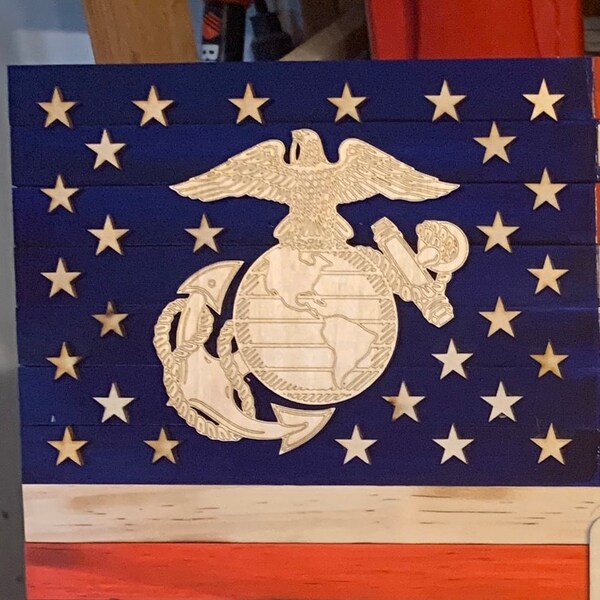 US Marine Corps EGA - USMC Logo - Various Sizes - Laser Cut Birch - Diy ...