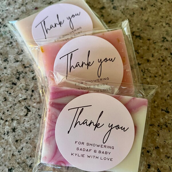 Mix 35 Mini Soaps Baby Shower Favors, Wrapped or Unwrapped, Small Guest ...