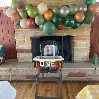 Happy Camper Birthday Party Camping Party Camping Balloon Garland Camp ...