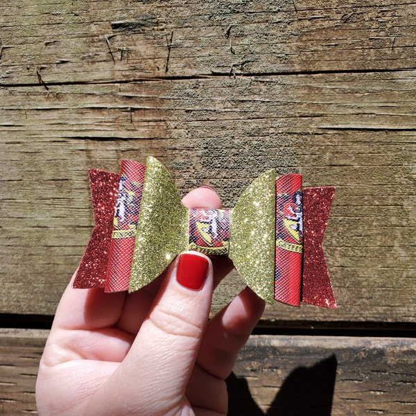 Harry Potter Hair Bows, Matching Earrings, Faux Leather Bows ...