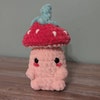 Crochet Strawberry Mushroom Pop Pattern LOW SEW Mini Mushie Fidget PDF ...