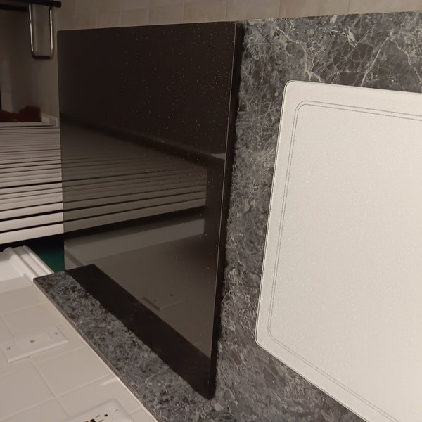 Concrete Grey Engineered Marble Threshold for Shower Curb, Window Sill ...