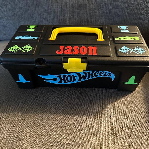 Personalized Tool Box, Car Theme, Personalized Christmas Gift, Birthday ...