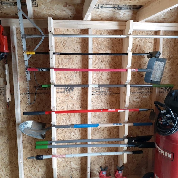 The Original* - Yard Tool Rack - Etsy Canada