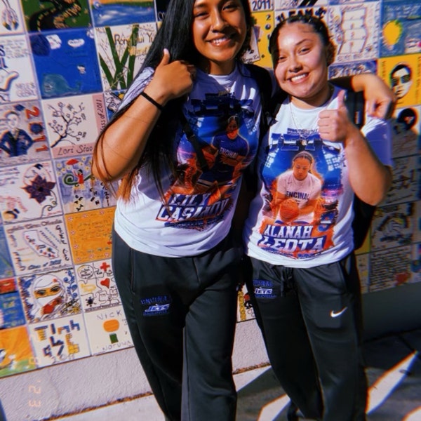 Custom Cheerleading Photo T-shirt for Family and Friends Personalized ...