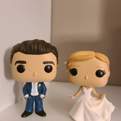 Two Custom Pop Figures Custom Pop Box, Wedding Cake Toppers ...