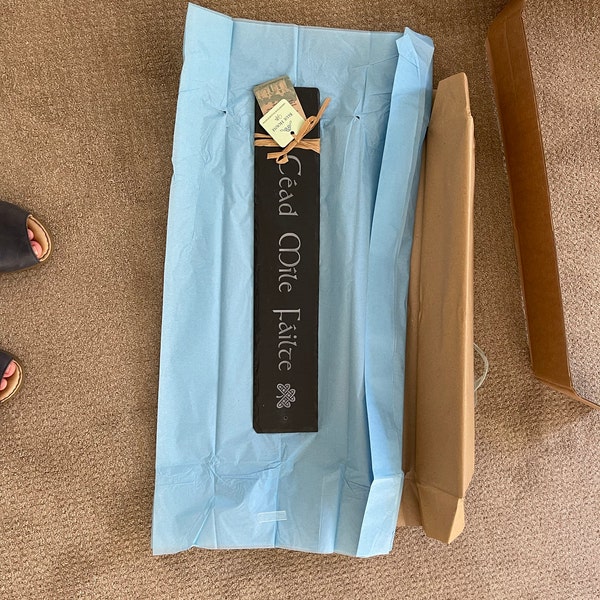 Irish Welcome Sign - Céad Mile Fáilte - Slate Sign-porch Welcome Sign ...