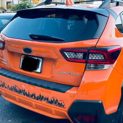 PNW Mountain Banner Vinyl Decal, Mountain Decal, Car Decal, Car Sticker ...