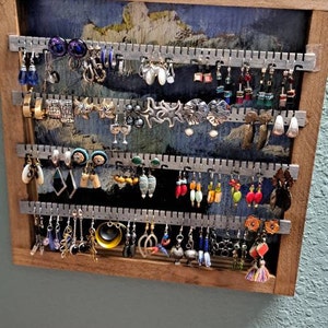 16 Earring Holder Slats Iorganize® DIY Organizer 9 Colors 3 Styles ...