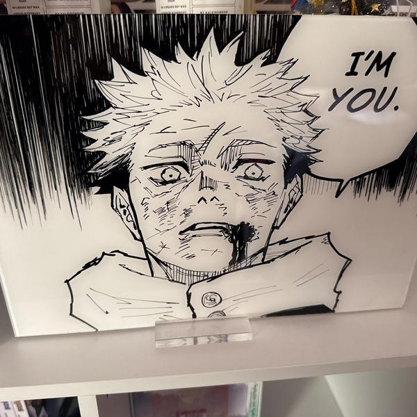 Choso Jujutsu Kaisen Anime Art Print – Red & Black Aesthetic Wall Decor ...