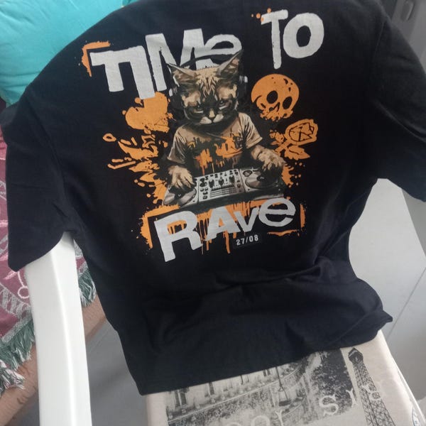 Rave-Outfit | Rave-Hoodie | Time to Rave-Zauberer | CATSONDRUGS.COM ...