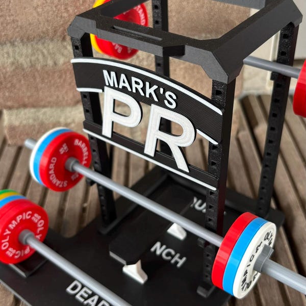 Weight Plate Storage Racks for Personal Record Tracker - Etsy
