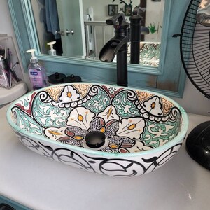 Ceramic Sink for Bathroom 100% Handmade,best Deals Etsy,vessel Sink ...
