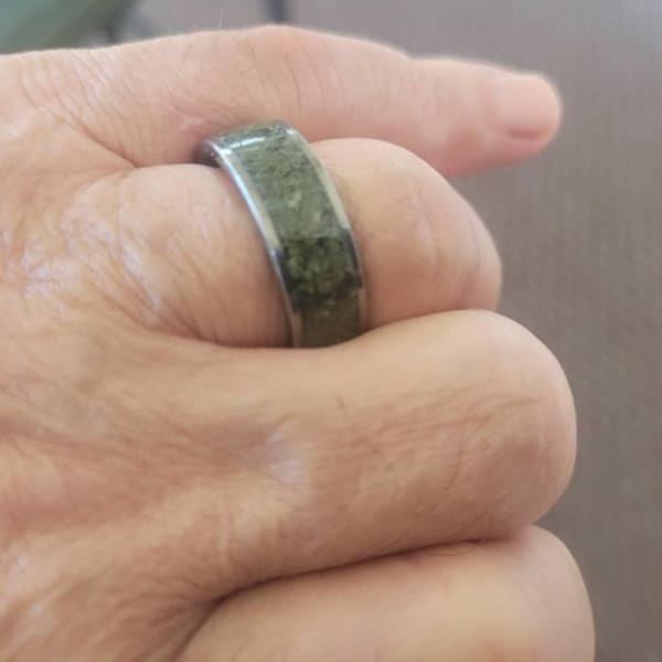 Preseli Bluestone Ring, Earth Stone Ring, Healing Crystal Ring, Healing ...