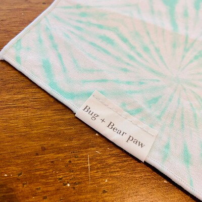 Custom Half Fold Hem Loop Style Labels Using Your Custom Design Logo or ...