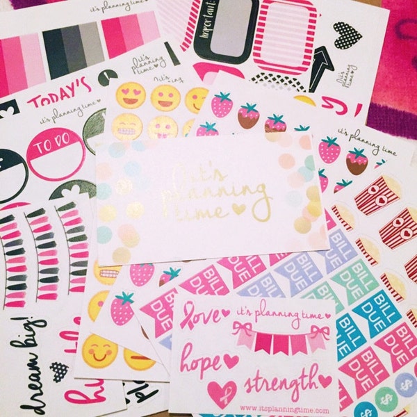 Movie Time and Popcorn Planner Stickers- 23 Count - Etsy