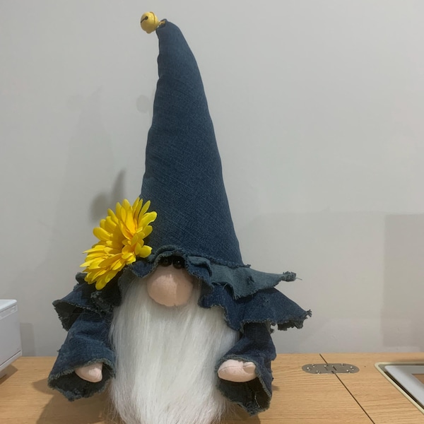 Pattern Pdf Scandinavian Denim Gnome, House Home Decor, DIY Handmade ...