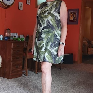 Shift Dress Sewing Pattern, A-line Dress Pattern, Summer Cotton Dress ...