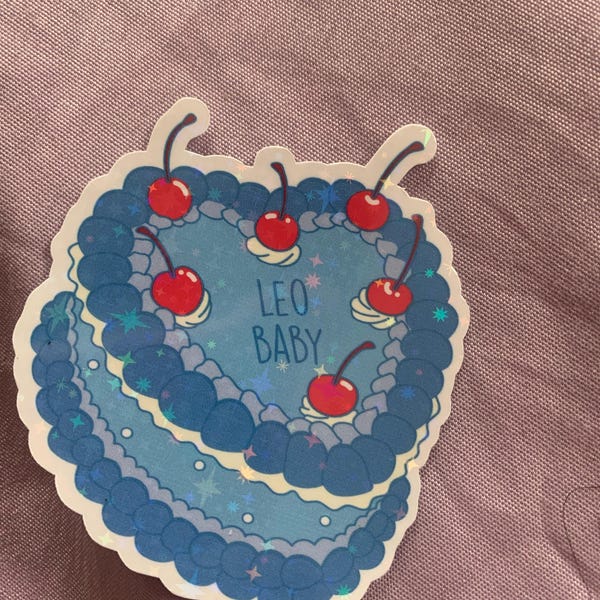 Zodiac Cakes Sticker for Phone Stickers Stickers for Girl Bow Journal ...